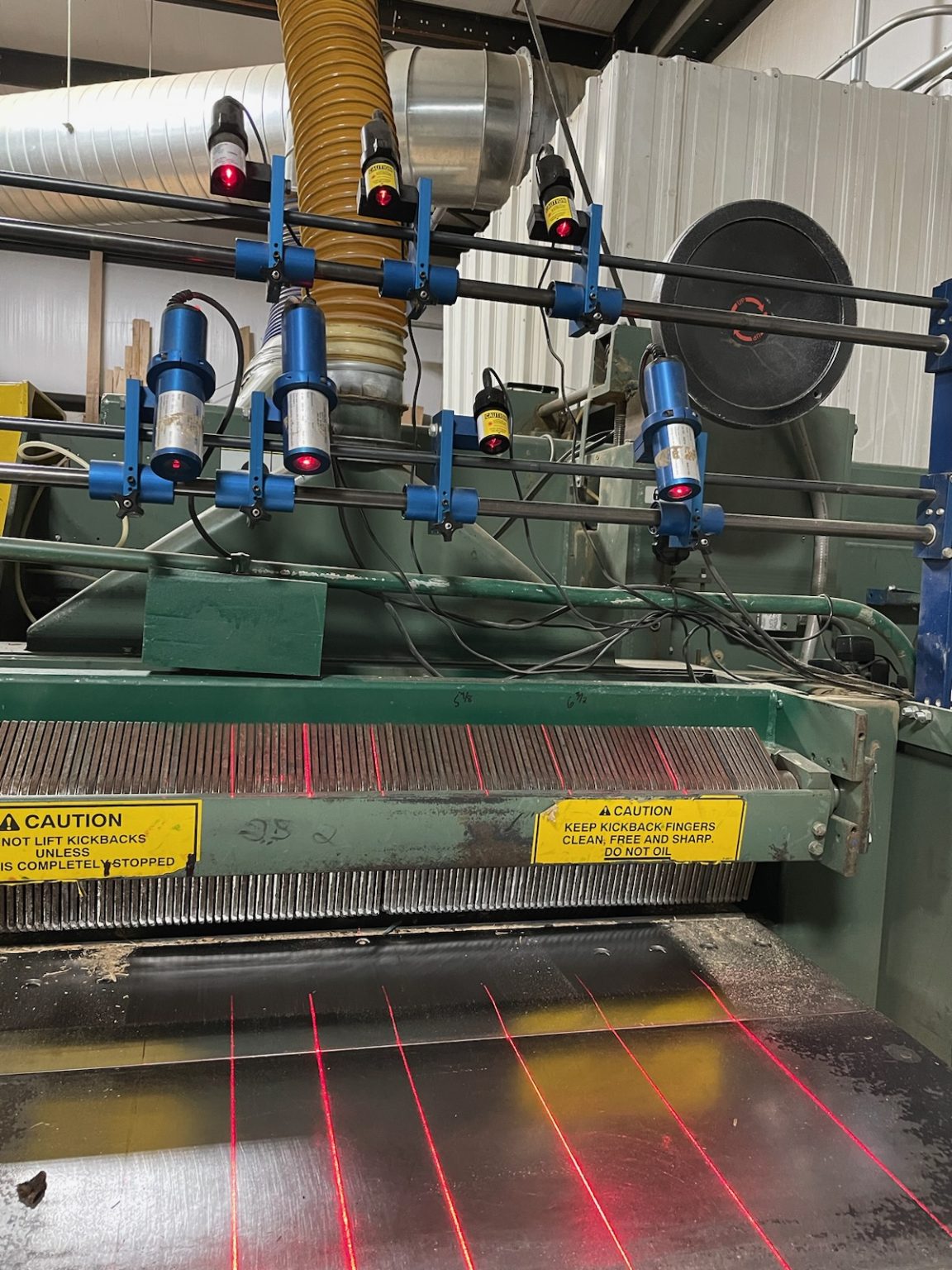 Gang Rip Saw Racks | Lumberline Laser, Inc.